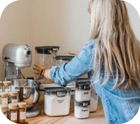 Cluttered Kitchen